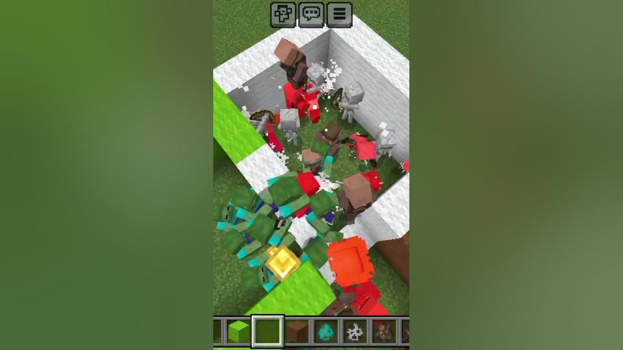 Зомби Vs скелет Vs жители Youtube