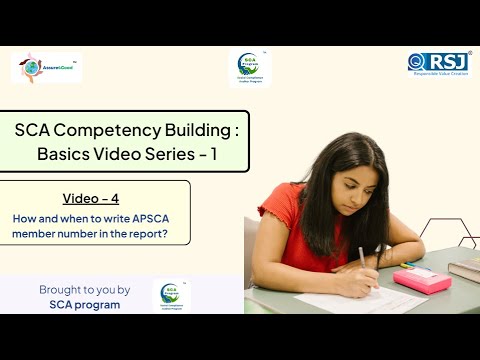 SCA Competency Building : Basics Video Series - 1 | Video - 4 | How to ...