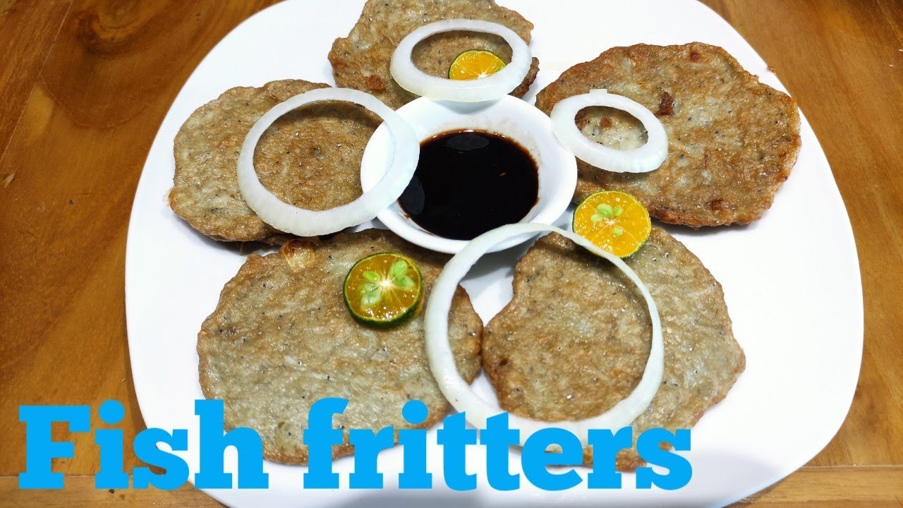Fish fritters for my lunch today..I miss this kind of recipe... - YouTube
