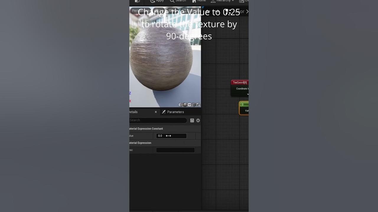 How to rotate and scale UV Maps in Unreal Engine 5.5 | Tutorial #materials #uv #shorts - YouTube