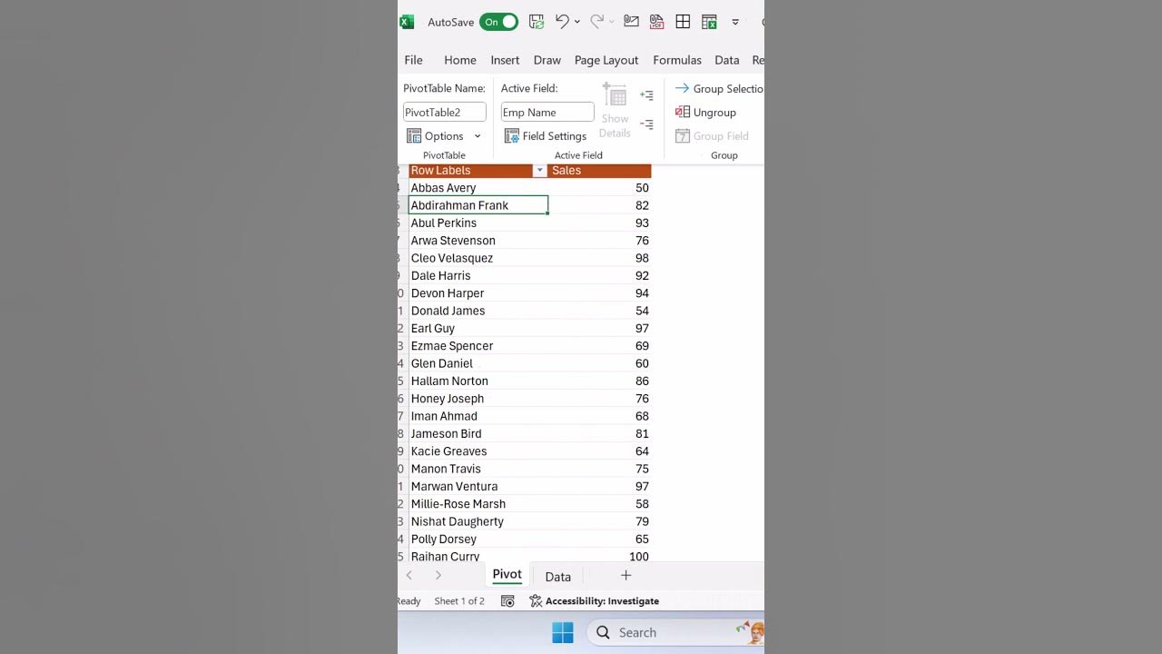 Pivot Table Magic Create Multiple Pivot Sheets In Seconds Exceltips Youtube