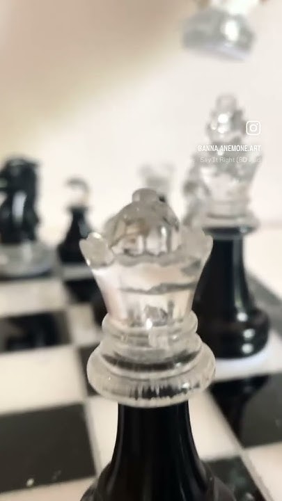 Шахматы из эпоксидной смолы ♟ Youtube
