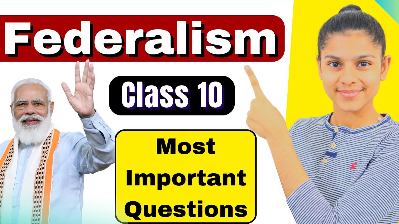 Federalism | Class 10 Most Important Questions | 2022-23 Boards 🔥😎 ...