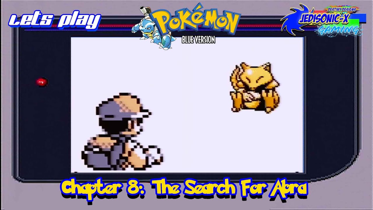 Pokemon Blue Chapter 8 The Search For Abra - YouTube