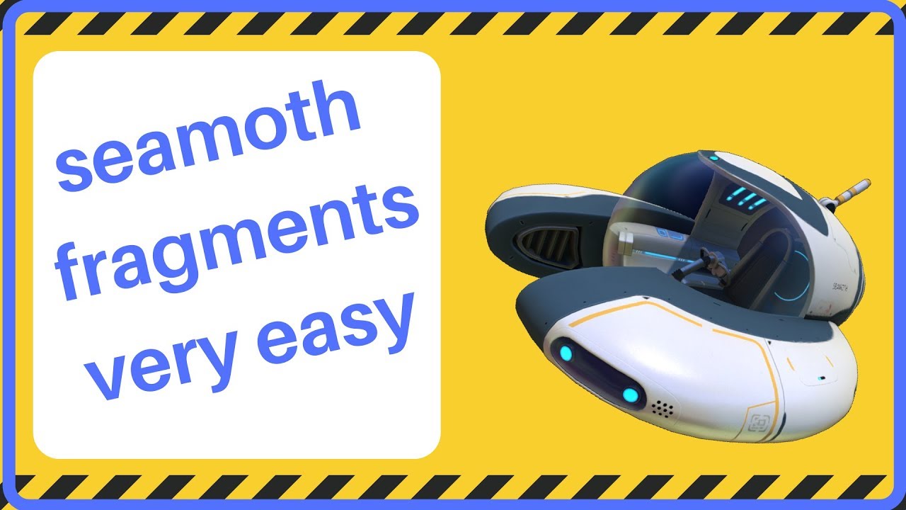 Where to find seamoth fragments | subnautica - YouTube