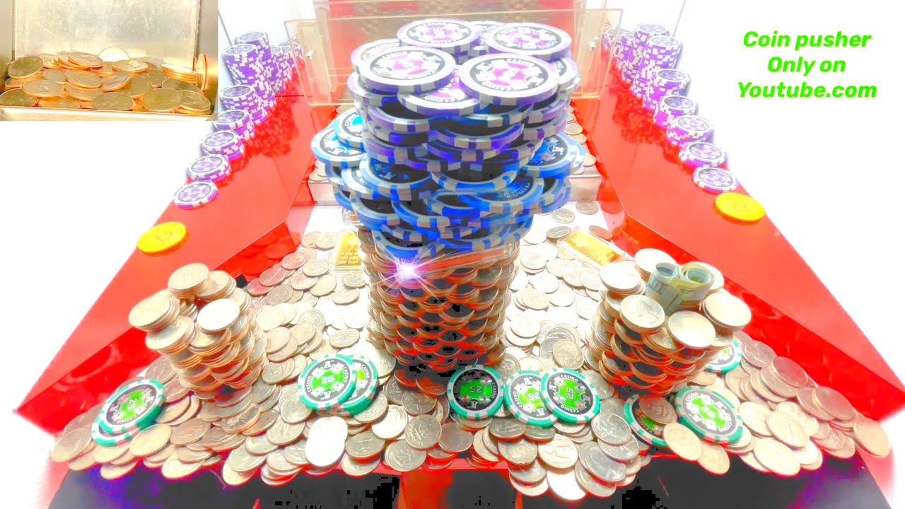 High limit coin pusher S8 :E19 #coinpusher #coinpusherjackpot # ...