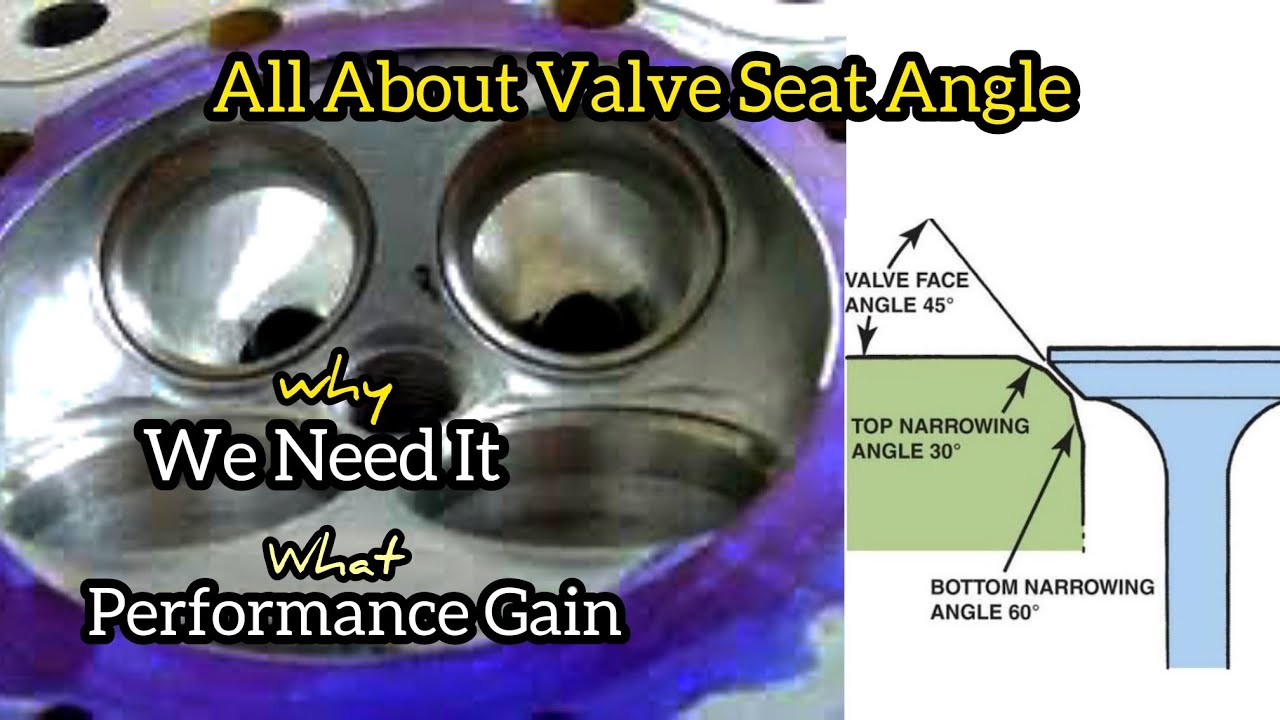 Basics of a Valvejob: the difference a 3 angle seat can make - YouTube