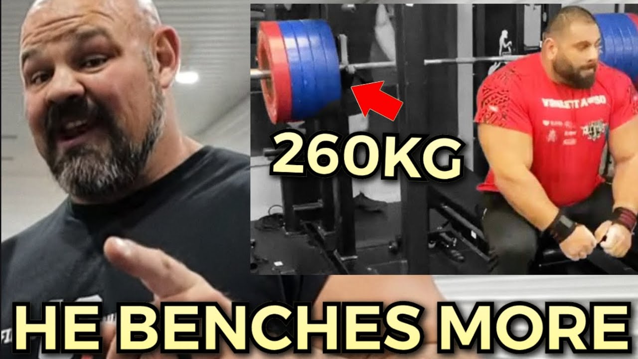 LEVAN SAGINASHVILI BENCHES MORE THAN BRIAN SHAW?? - YouTube