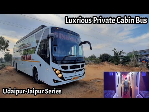 Overnight journey in luxurious private cabin bus by Rishabh Travels I ...