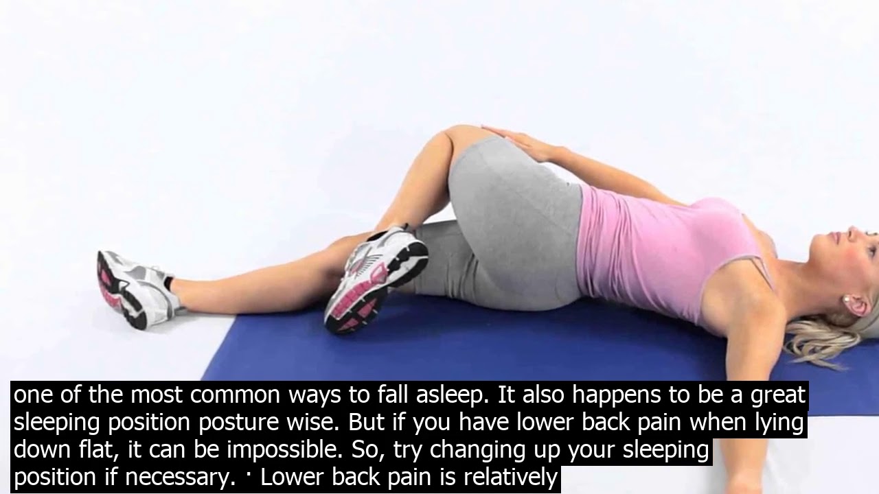 Lying down lower back pain · whether standing, sitting, walking, or ...