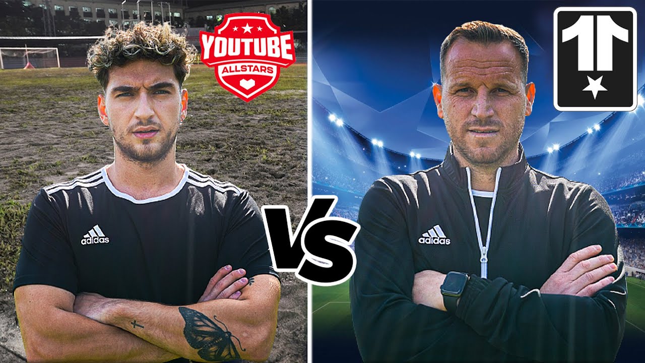 YOUTUBER vs FOTBALIST de CHAMPIONS LEAGUE!!!(proba extrema) - YouTube