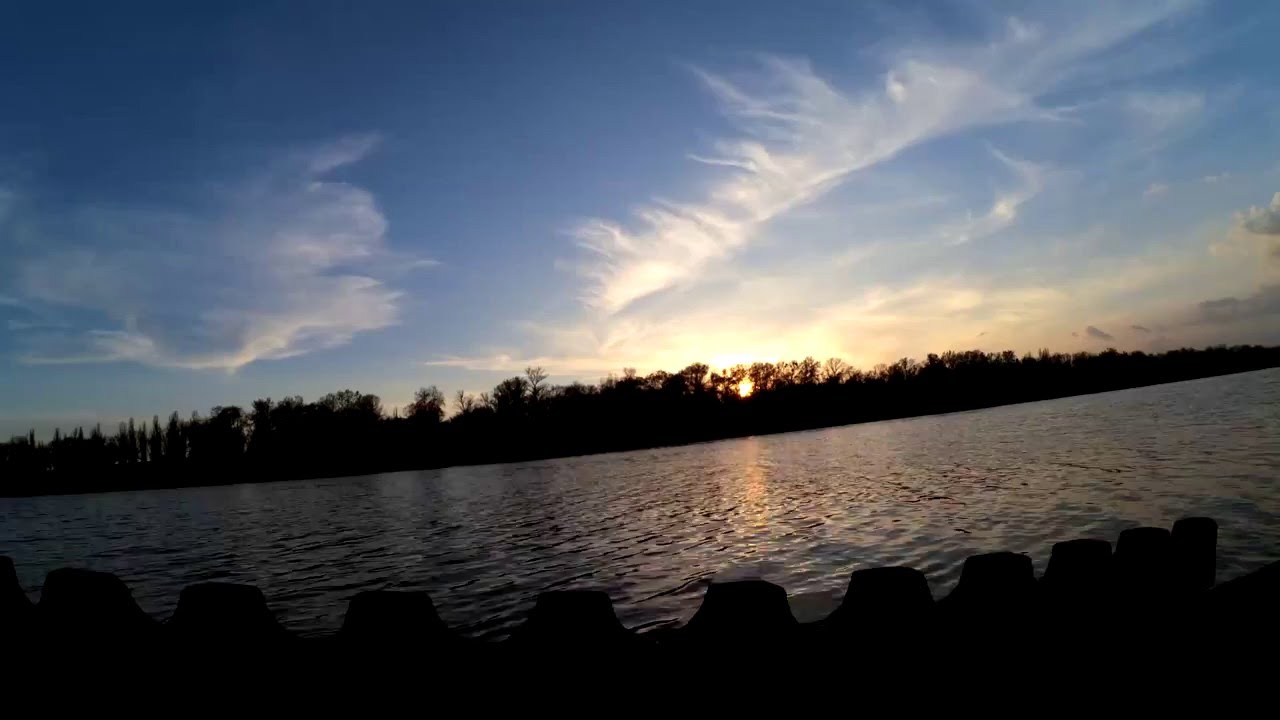 Time-lapse test (Sunset) - YouTube
