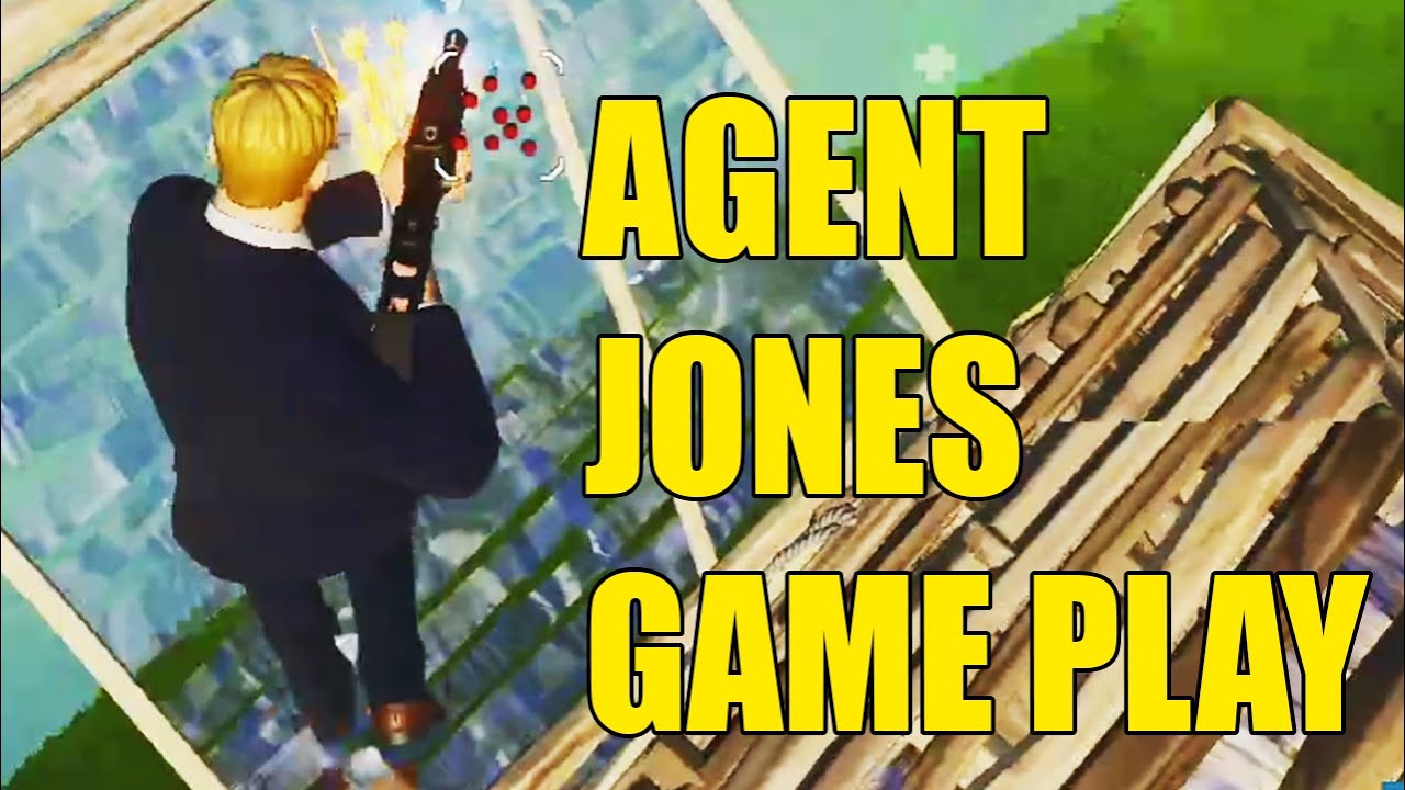 AGENT JONES Skin GAME PLAY in Fortnite Zone Wars - YouTube