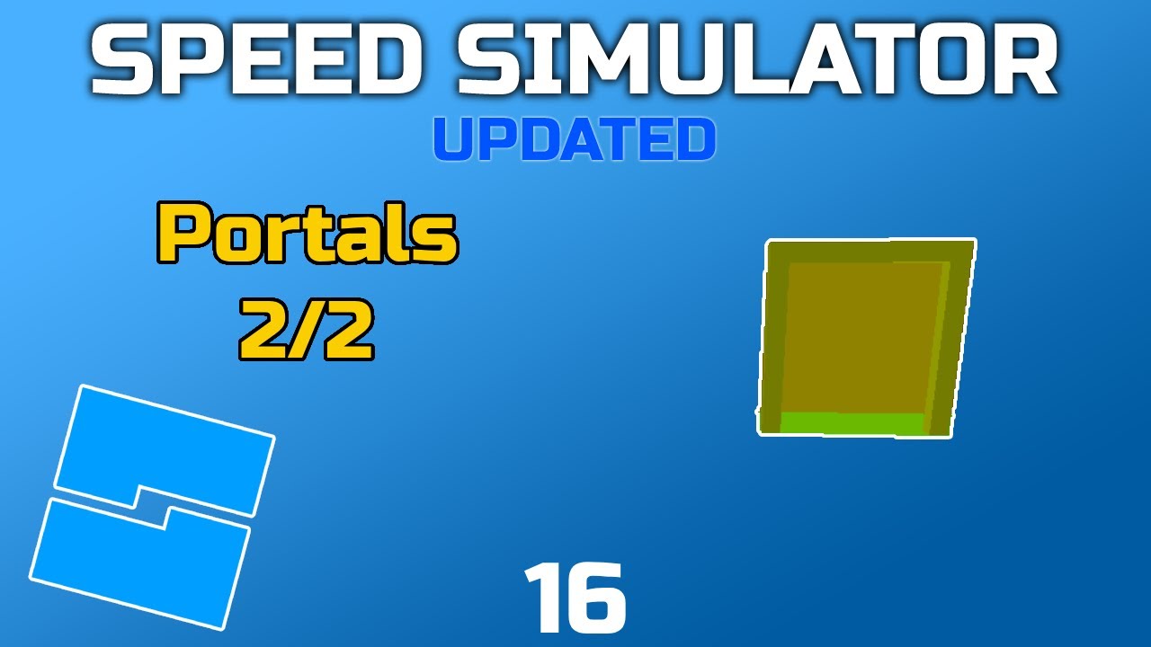 Roblox Studio: How to Make a Speed Simulator | Part 16 | Portals (2/2 ...