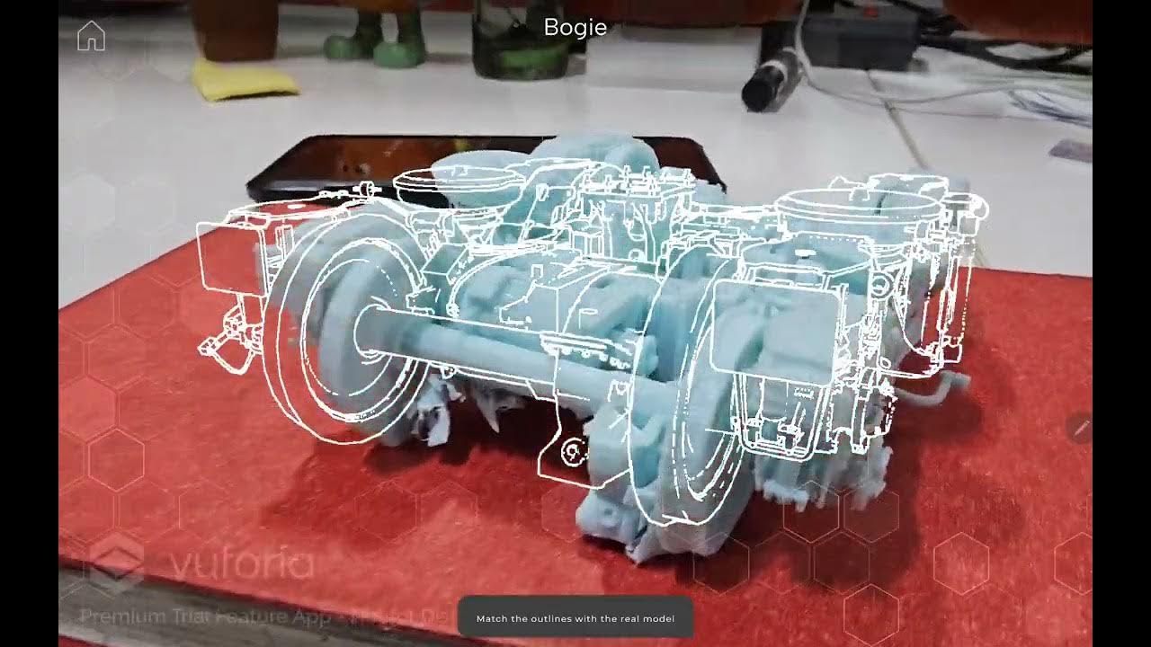Bogie Augmented Reality using Vuforia Model Target and Unity3D - YouTube