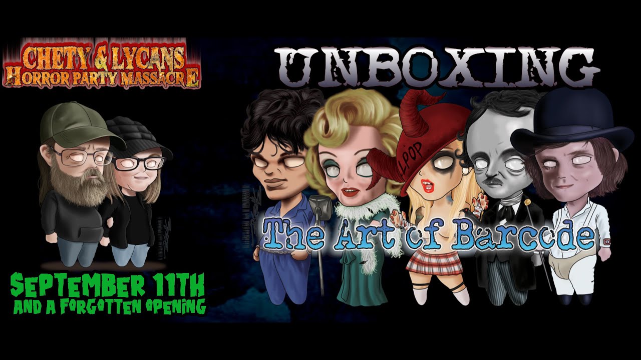 UNBOXING Commission prints from THE ART OF BARCODE - horror art - YouTube