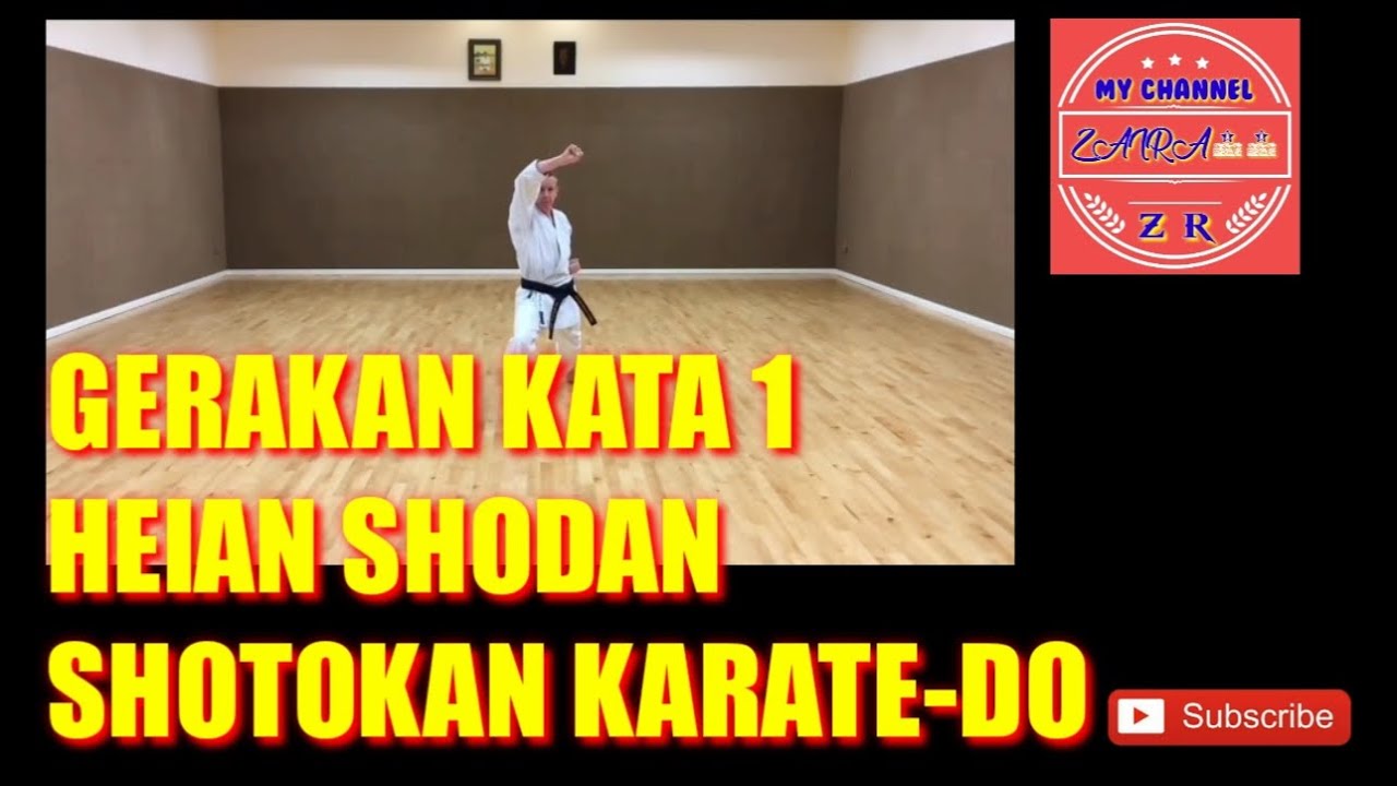 Gerakan Karate Kata 1 Heian Shodan - YouTube