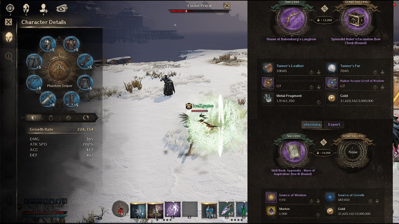 Night Crows Epic Equipment & Skill Process - YouTube