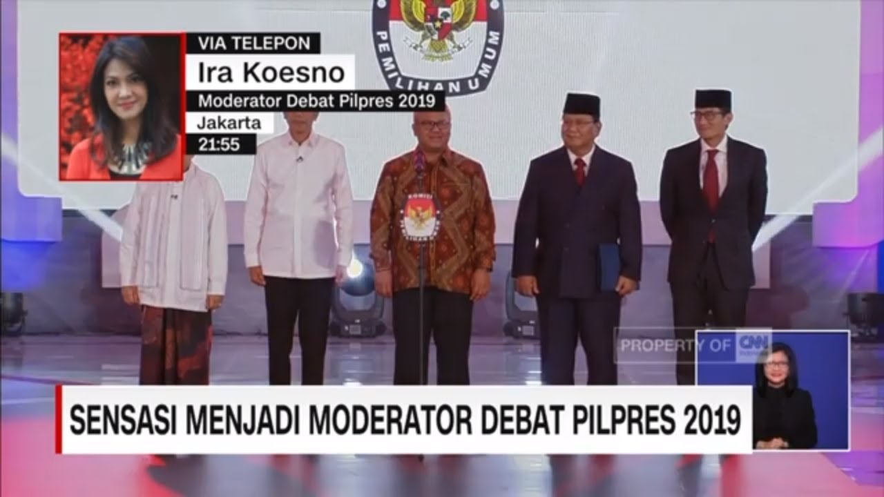 Sensasi Menjadi Moderator Debat Pilpres 2019 - YouTube