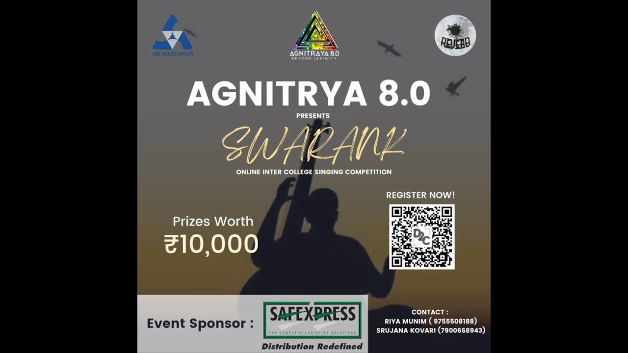 Swarank || Agnitraya 8.0 || IIM Kashipur - YouTube