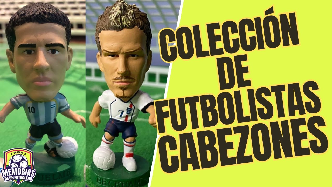 FIGURAS de futbolistas CABEZONES de fútbol - YouTube