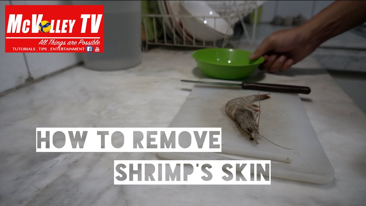How To Remove the Shrimp's skin for Our Arowana - YouTube