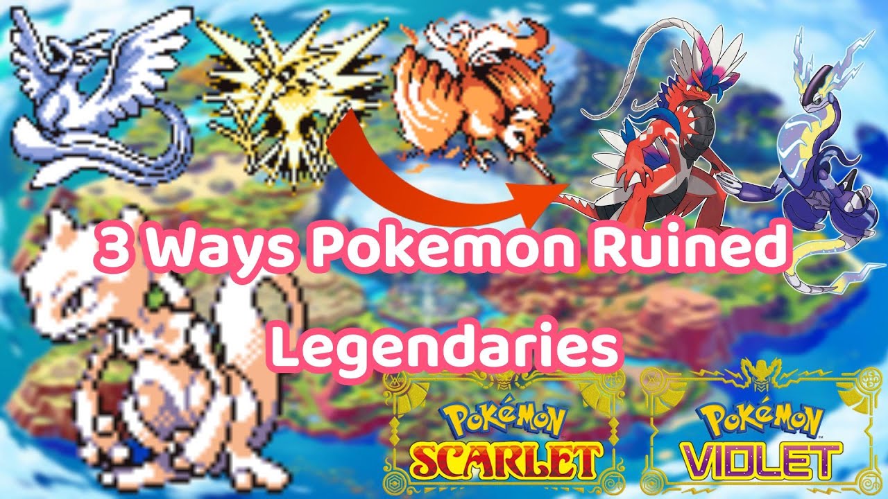 3 Ways Pokemon RUINED LEGENDARIES in Pokemon Scarlet and Violet - YouTube