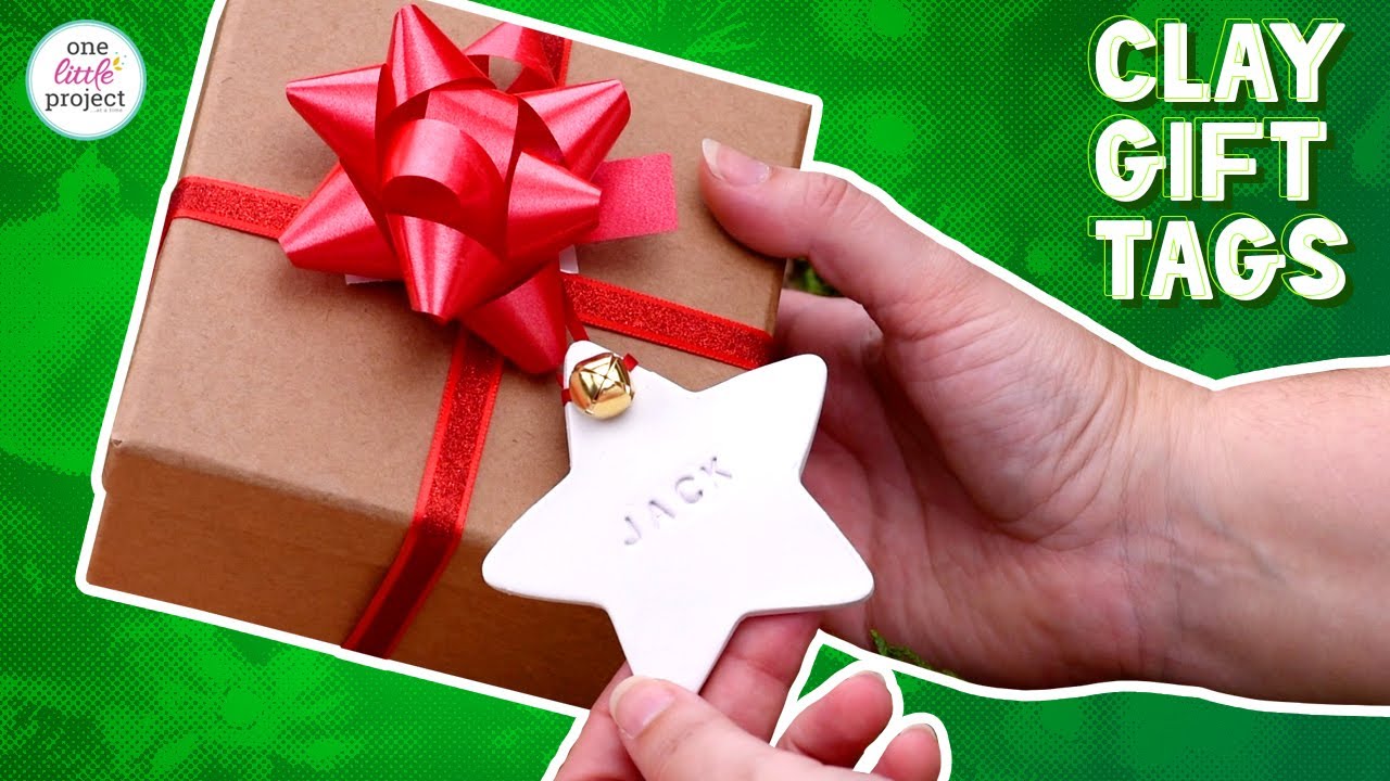 Clay Gift Tags | Easy Air Dry Clay Tags - YouTube