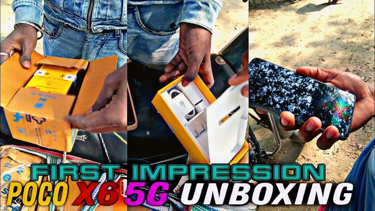 Poco X6 5G Unboxing & First Impression from Flipkart | Village Tour ...