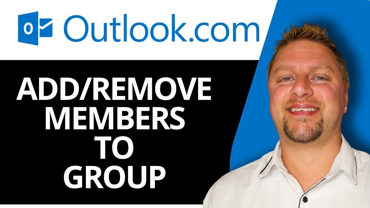 How to Add/Remove Members to Outlook Group | Outlook Tips and Tricks ...