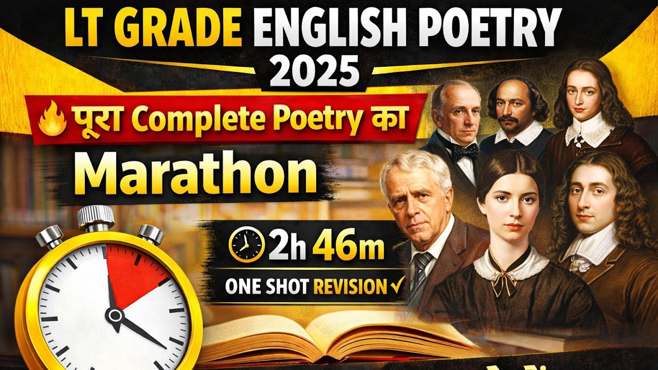 LT Grade English Poetry 2025 | Complete Poetry Marathon | All Poets ...