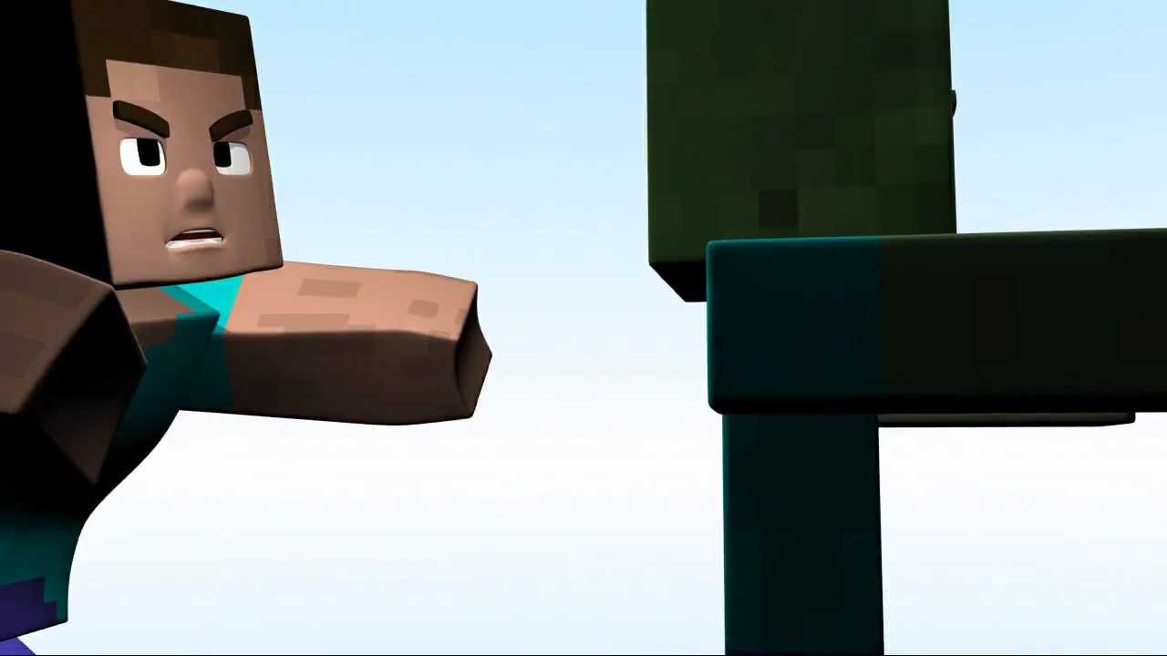 [Minecraft] 3 Aventures de Steve - Animation 3D Blender - YouTube