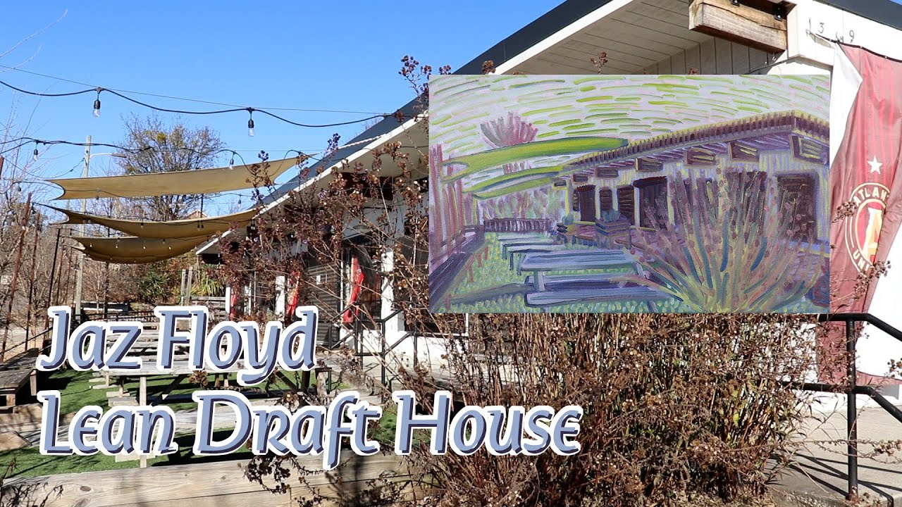 Lean Draft House - Original Oil Painting by Jaz Floyd - YouTube