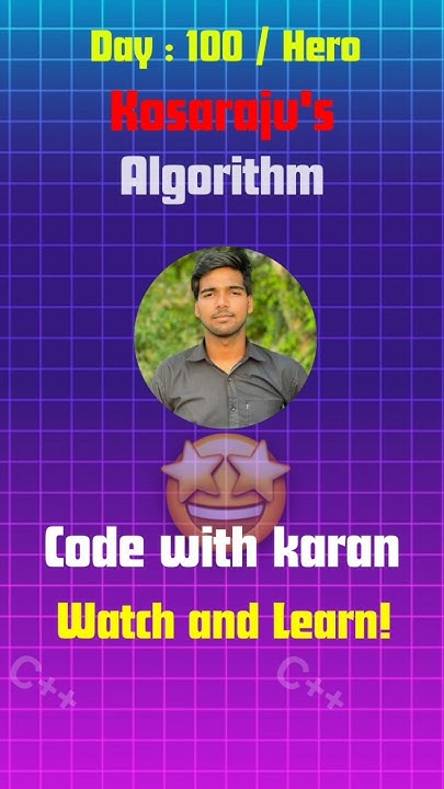 Master Strongly Connected Components in Graph with Kosaraju’s Algorithm ...