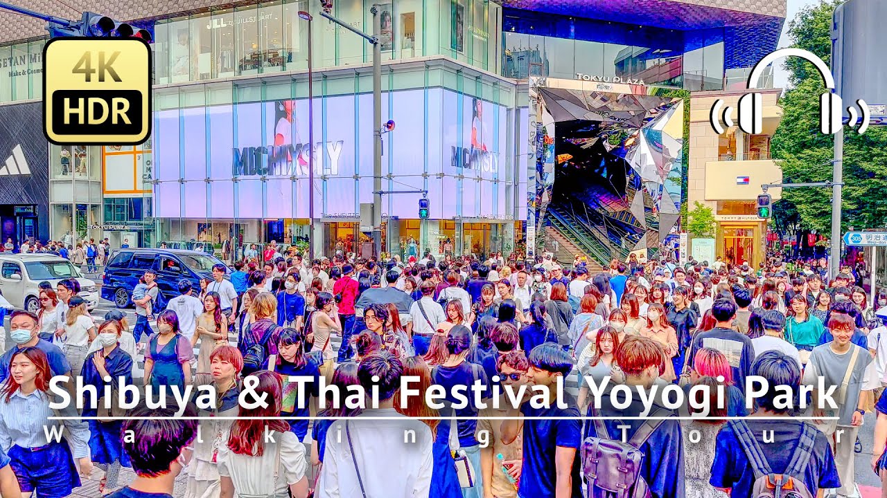 Shibuya & Thai Festival Yoyogi Park to Omotesando Walking Tour - Tokyo ...