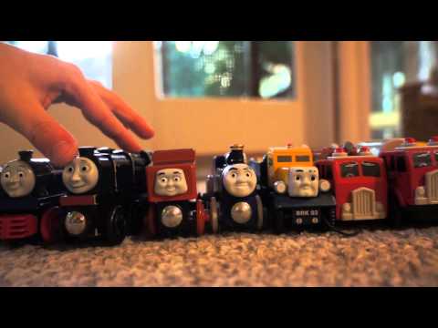 Michael's Thomas Wooden and Trackmaster Railway Collection