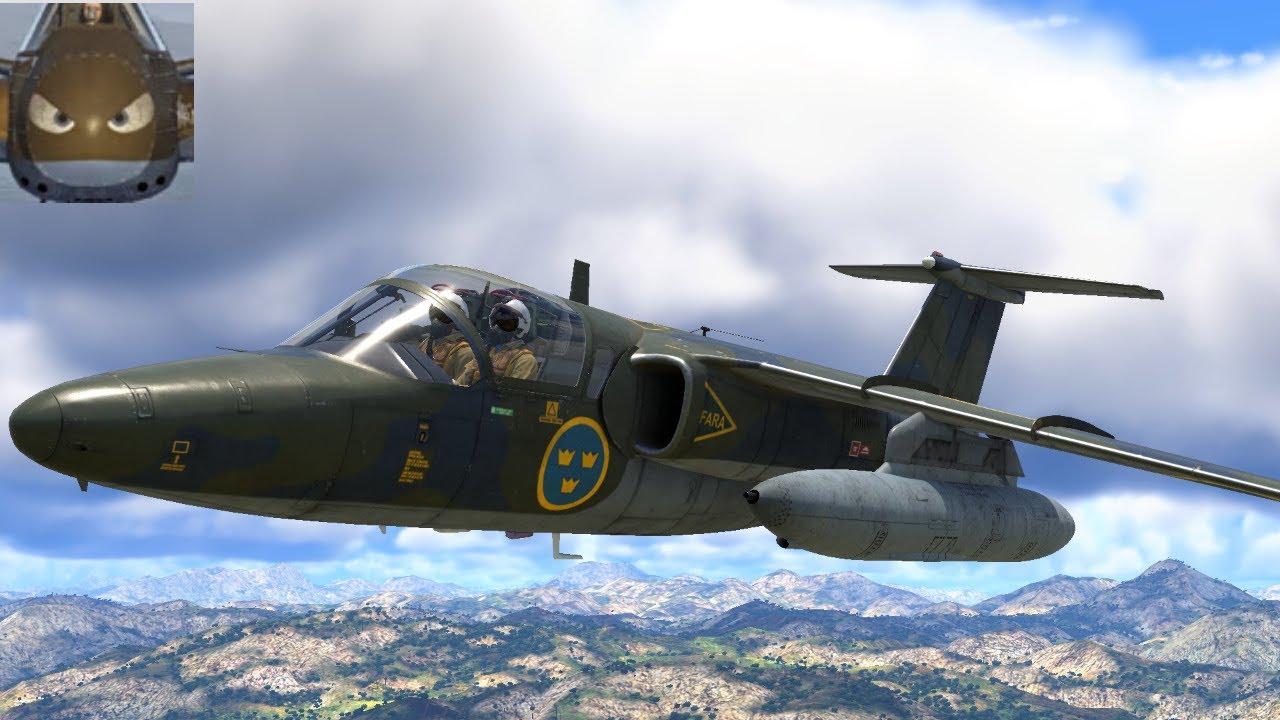War Thunder SIM - Saab SK60B - Quick Vid - YouTube
