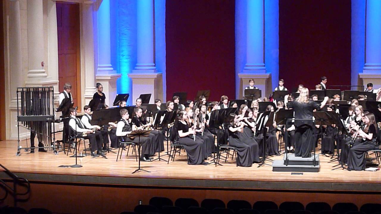Mabry Middle School Band plays March of the Trolls by Edvard Grieg, Jan ...