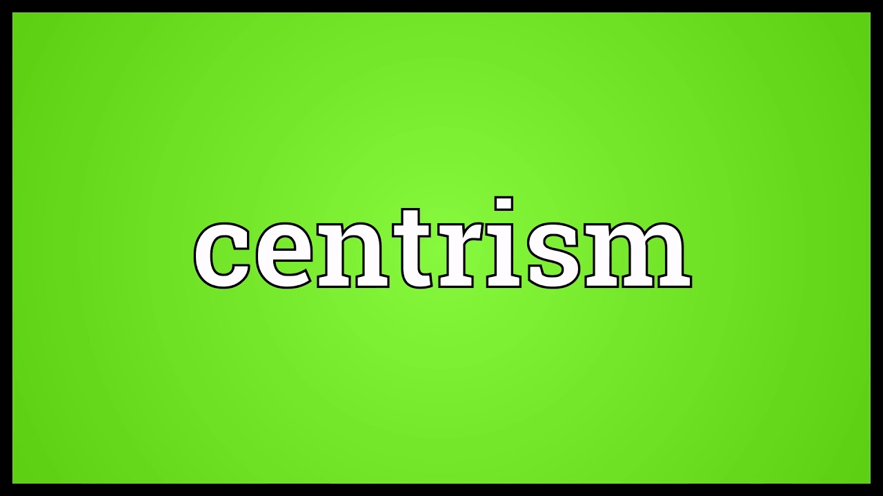 Centrism Meaning | Wordogram - YouTube