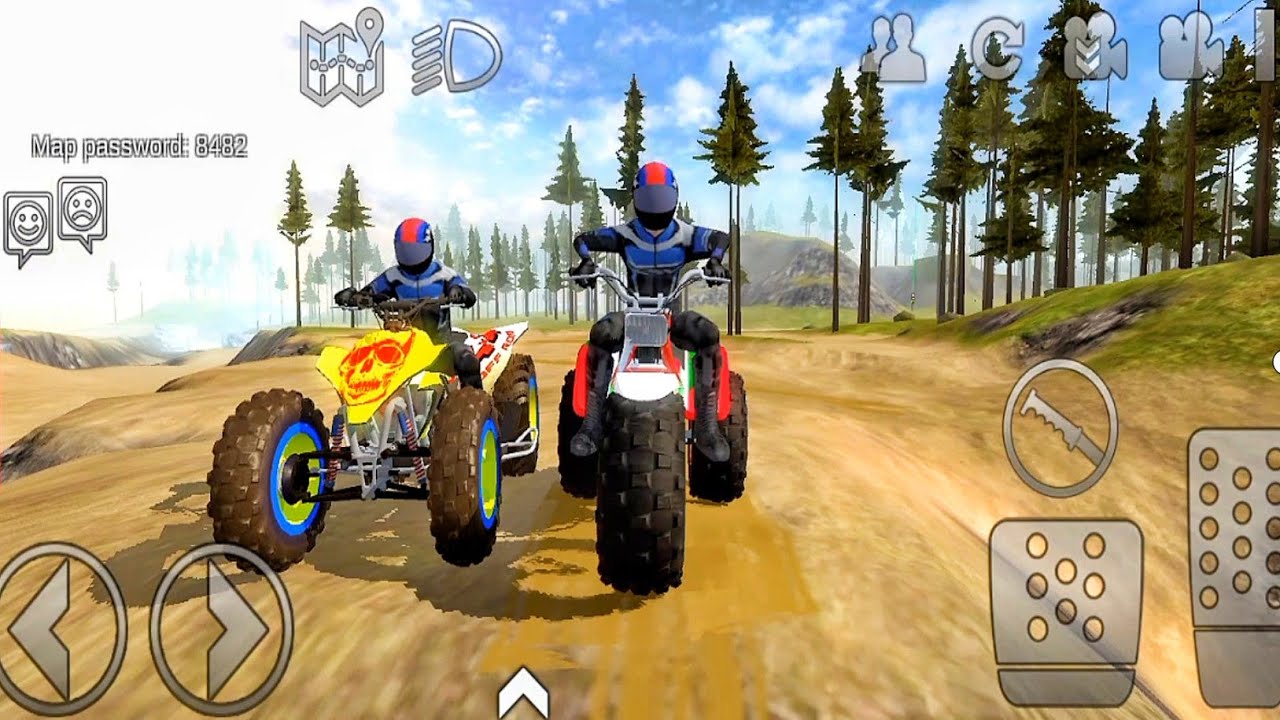 ATV Offroad Fury 2 Player Bike Simulator Game Video - Offroad Outlaws ...