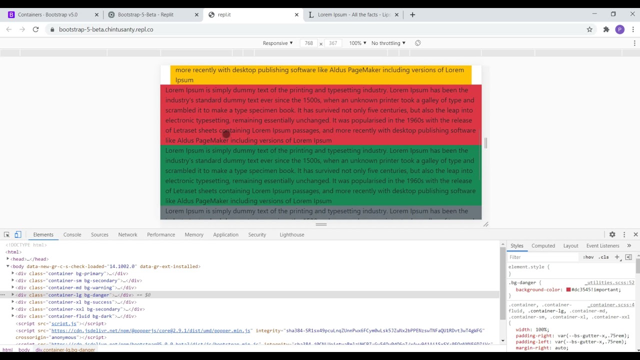 Bootstrap 5 Container Container In Bootstrap 5 Bootstrap 5 Tutorial Bootstrap 5 Container Container In Bootstrap 5 Bootstrap 5 Tutorial