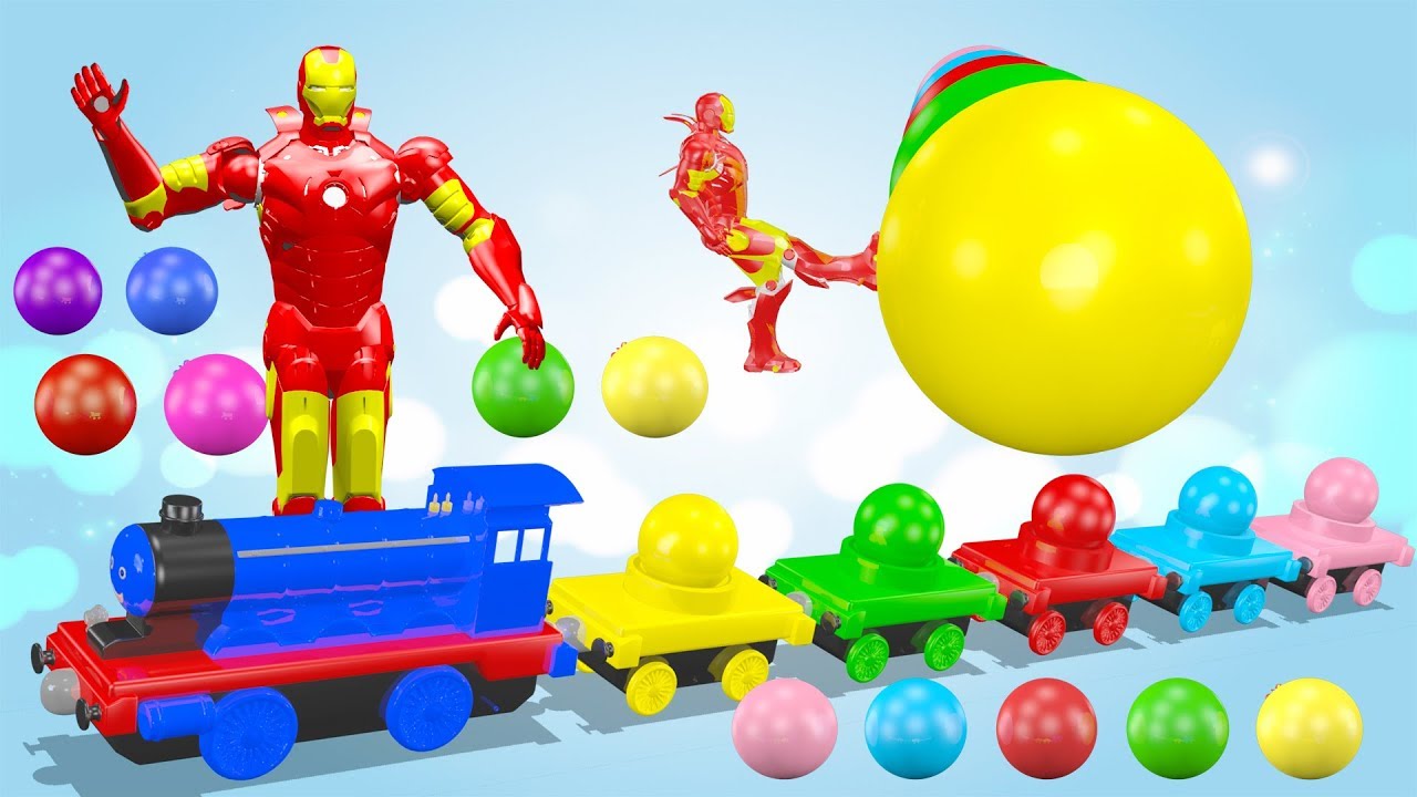 Learn Colors with Trains for Children, | Learning Color Train for Kids ...