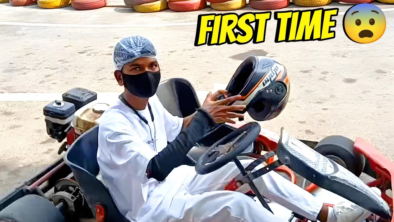 go karting first time 🥶| Realme Fan Meet Up Ranchi 📍 8th Milestone ...