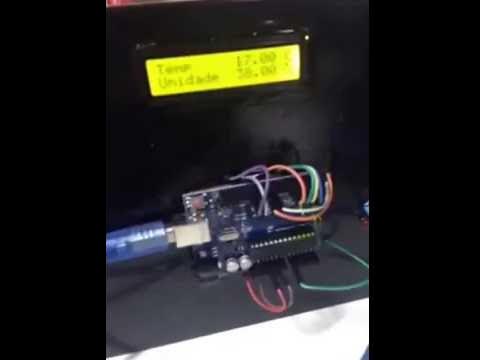 Projeto Arduíno via serial a java swing - Temperatura e umidade - YouTube