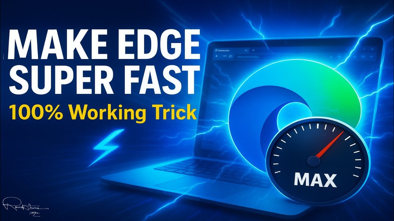 Speed Up Microsoft Edge| Make Edge Faster & Boost Download Speed 100% ...