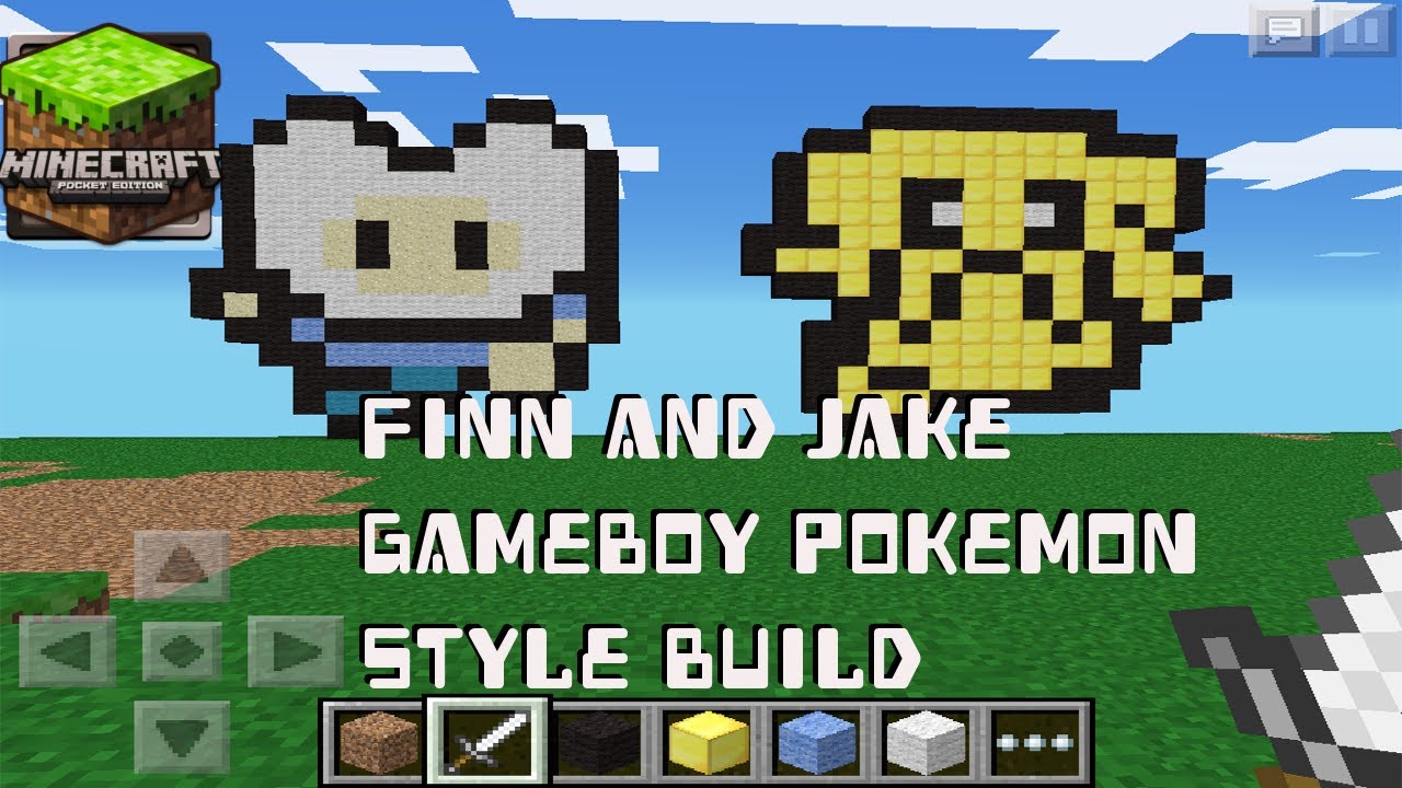 Finn and Jake (Pokemon Style) Adventure Time - Minecraft Pocket Edition ...