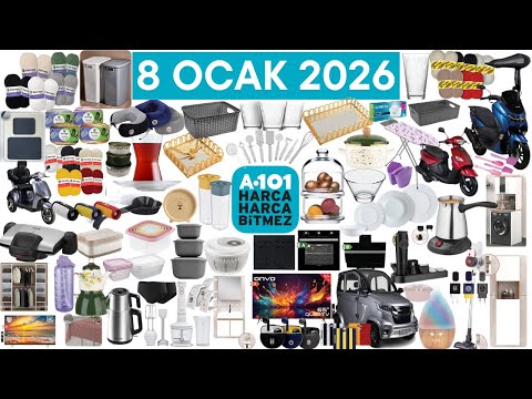 A101 8 OCAK 2026 KATALOĞU | ELEKTRİKLİ ARAÇ VE DEV İNDİRİMLER! | A101 Aktüel Bu Hafta