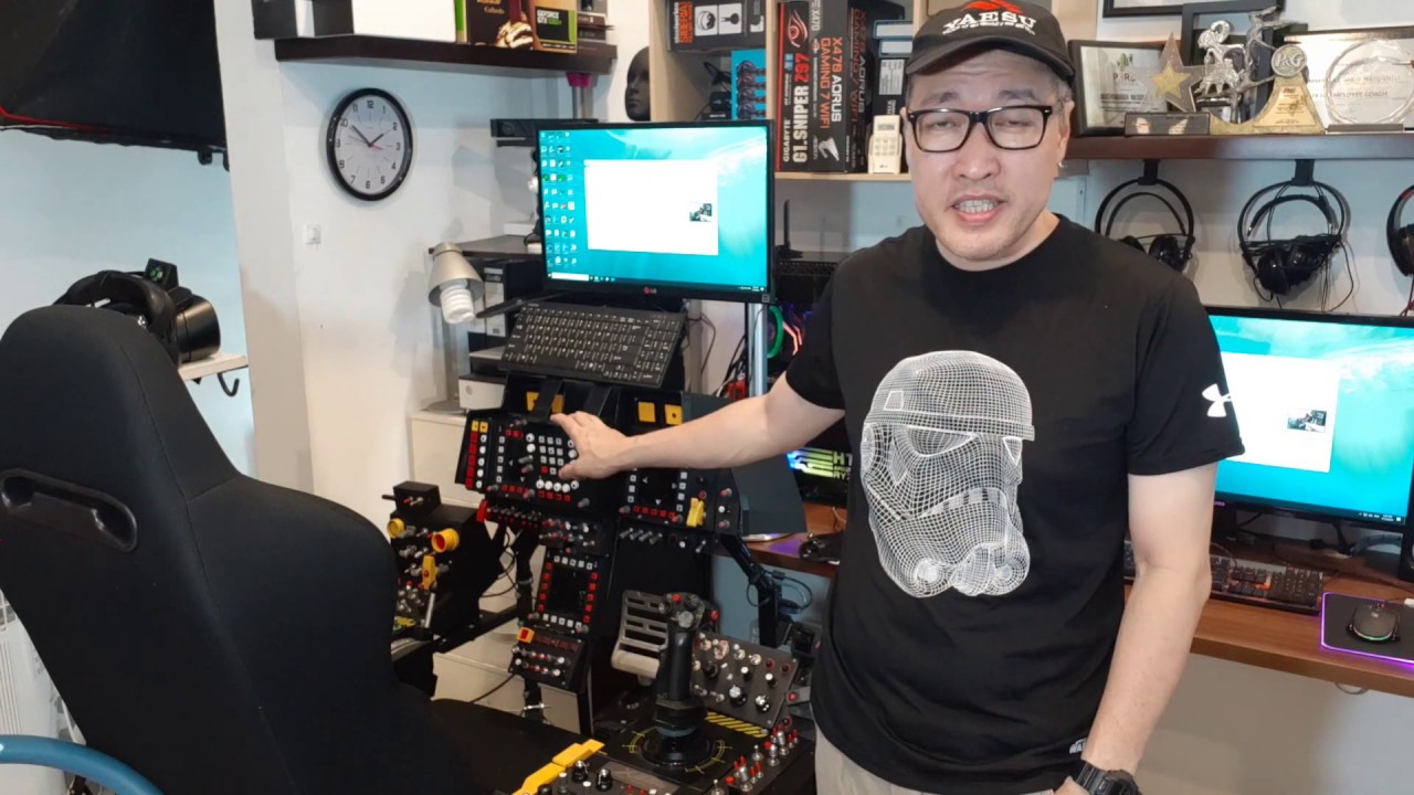 VR Flight Simulator Rig Overview - YouTube