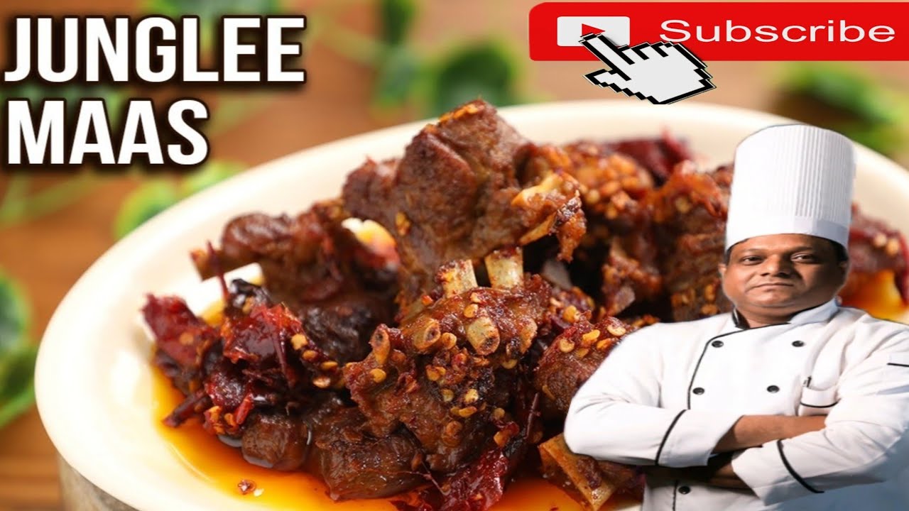 #Rajasthani Jangli Mass How To Make Jangli Maas Kaise Banaye Recipe By ...