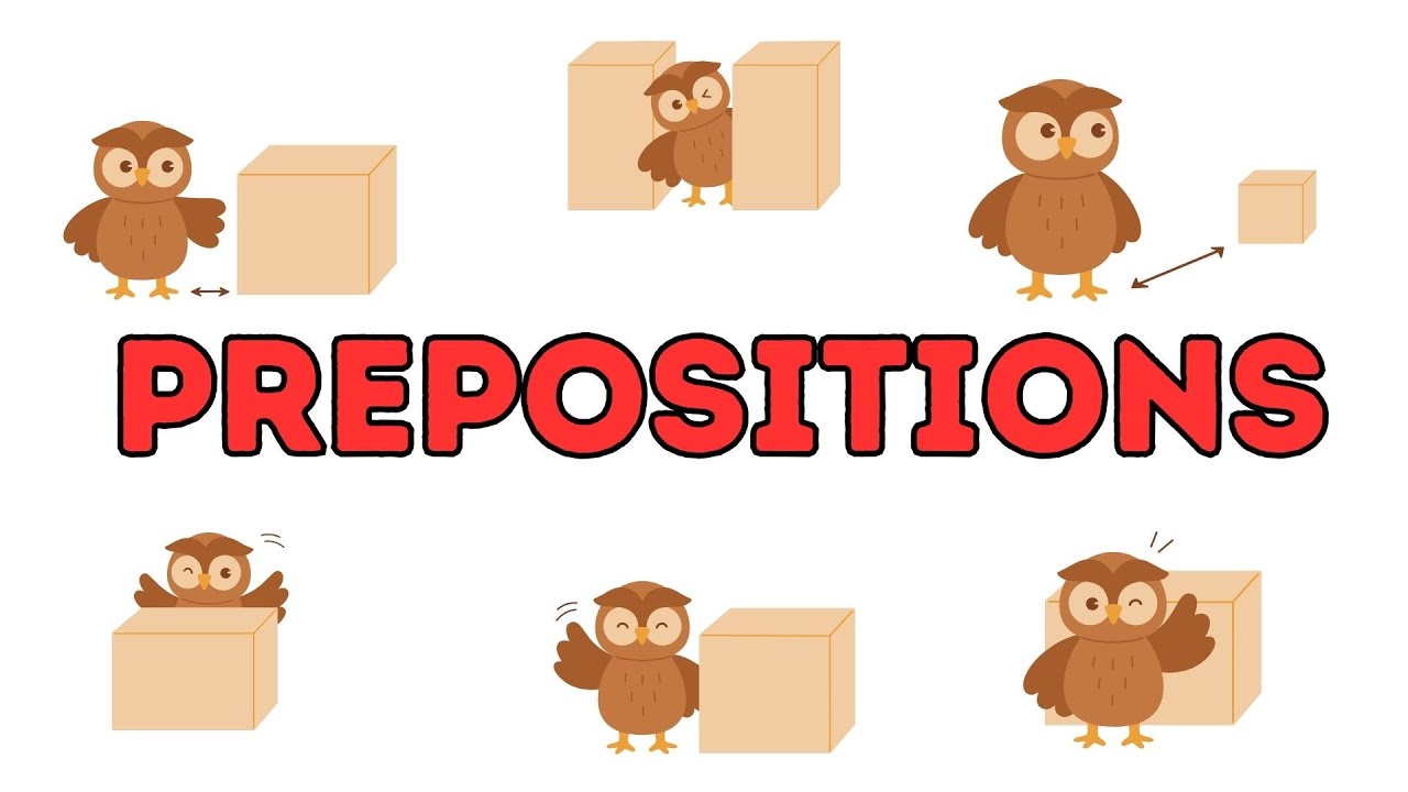 Prepositions of place for children - on, in, under, beside, between ...